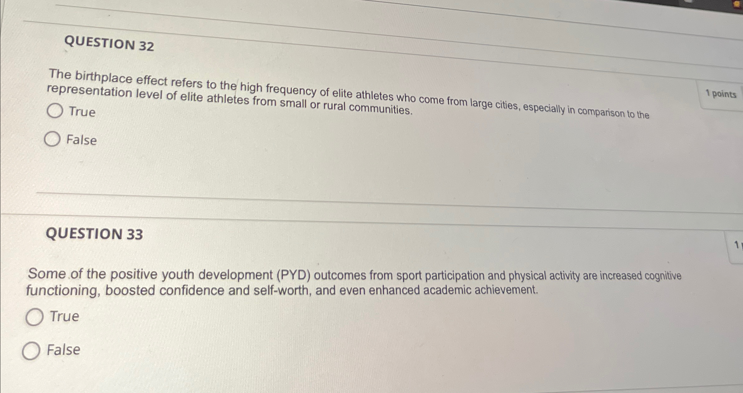 Solved QUESTION 32The birthplace effect refers to the high | Chegg.com