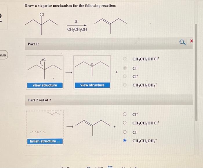Solved Draw a stepwise mechanism for the following reaction: | Chegg.com