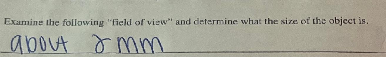 Solved Examine the following "field of view" and determine | Chegg.com