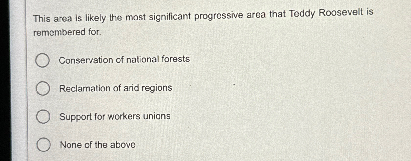 Solved This area is likely the most significant progressive | Chegg.com