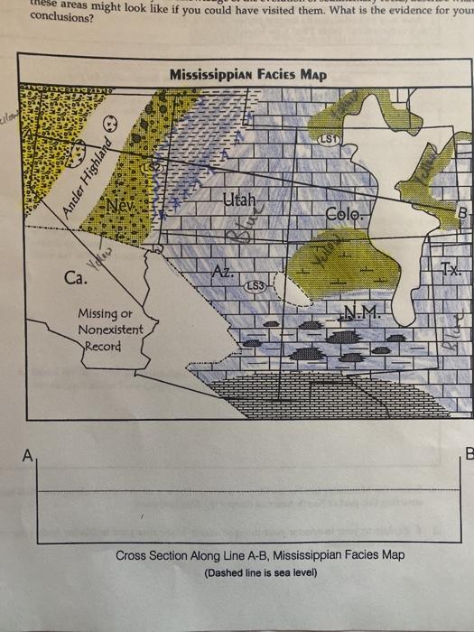 FACIES J_Shelf FACIES K_Alluvial Fan Interpreting | Chegg.com