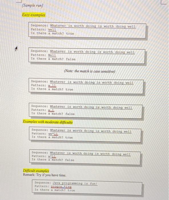 Solved Problem 2 - Pattern matching with regular expression | Chegg.com