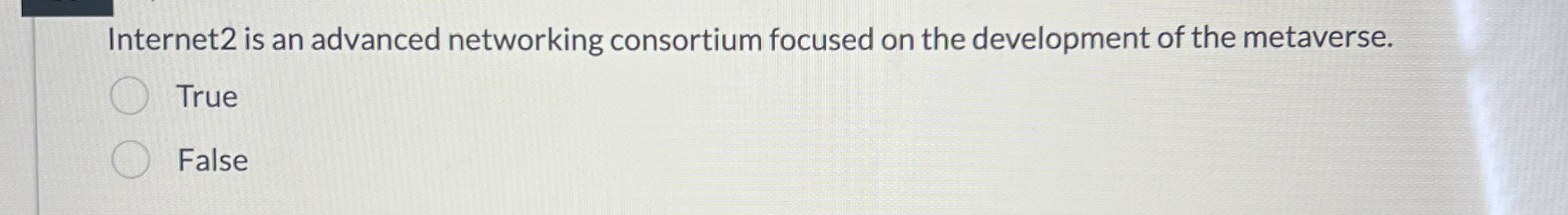 Solved Internet2 ﻿is an advanced networking consortium | Chegg.com