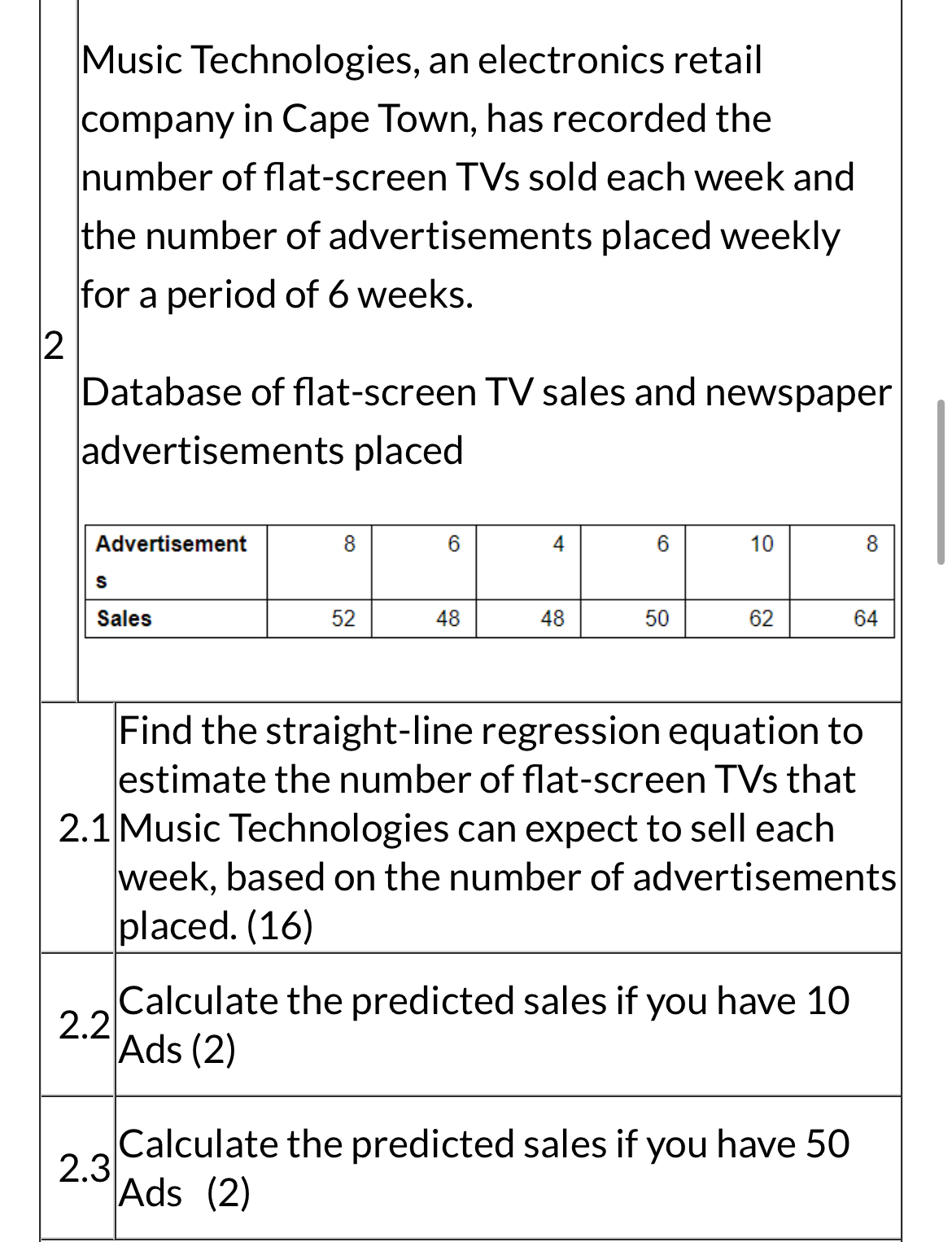 Solved Music Technologies, an electronics retail company in | Chegg.com