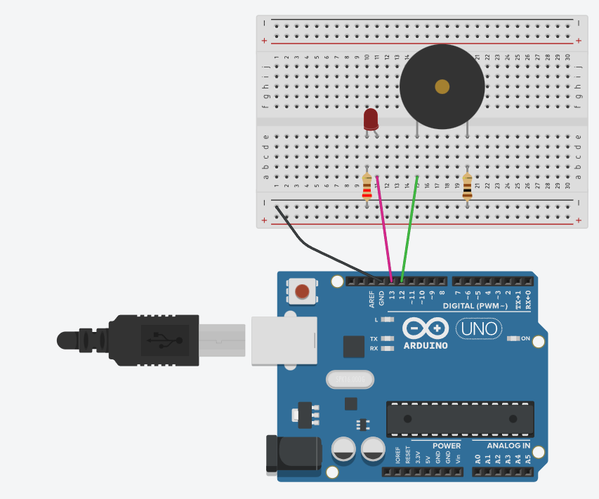 Solved Show clock on Serial Monitor in Tinkercad for example | Chegg.com