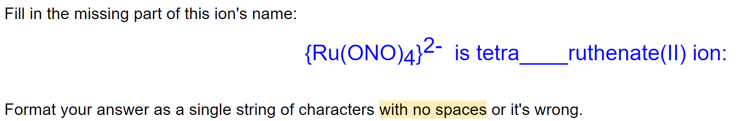 Solved Fill in the missing part of this ion's | Chegg.com
