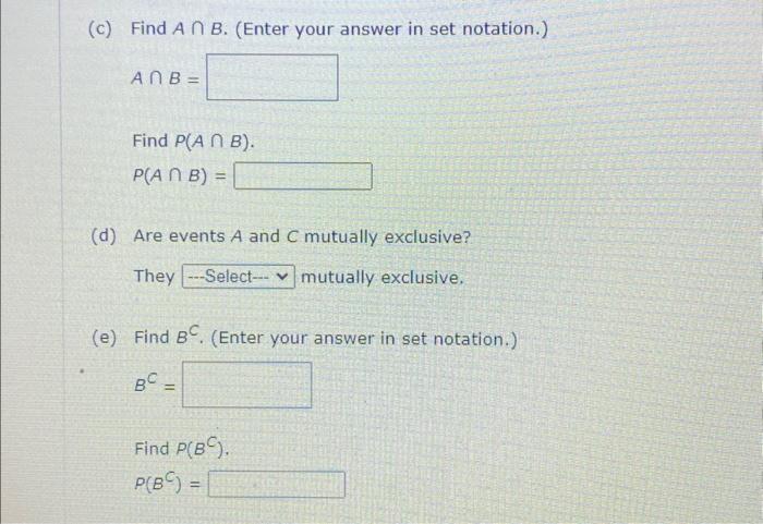 Solved Suppose that we have a sample space | Chegg.com