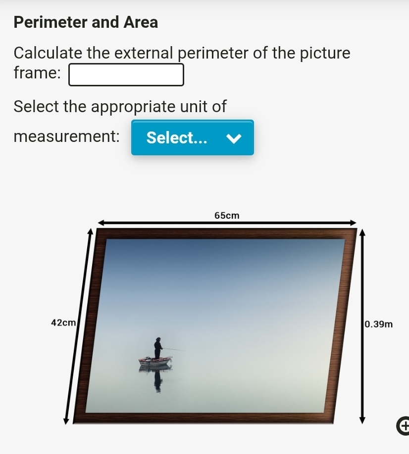 Solved Perimeter and AreaCalculate the external perimeter of | Chegg.com