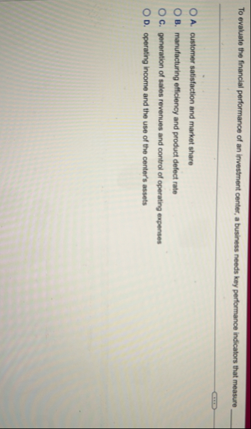 Solved To make decisions that are consistent with the | Chegg.com