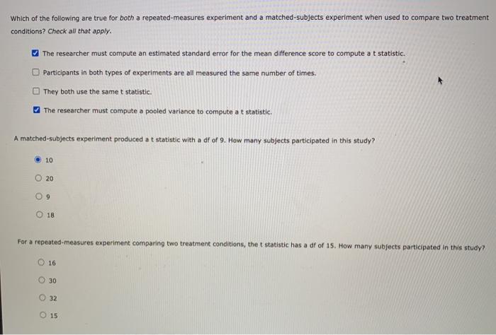 Solved Which of the following are true for both a | Chegg.com