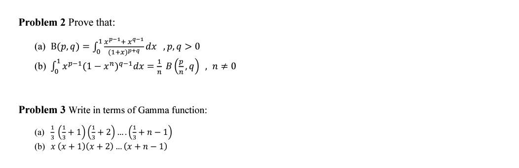 Solved Problem 2 Prove that: (a) | Chegg.com