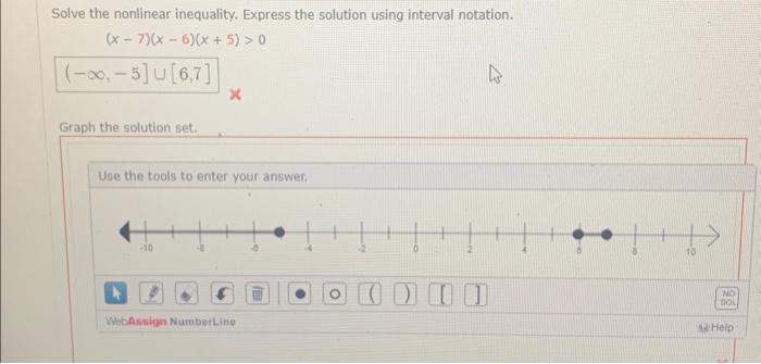Solved Solve the nonlinear inequality. Express the solution | Chegg.com