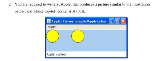Solved 2. You are required to write a JApplet that produces | Chegg.com