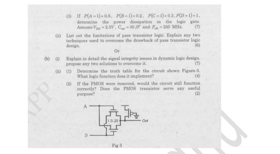 Solved (3) If P(A-1)=0.5, P(B-1)-0.2, P(C-1)=0.3, P(D-1)=1, | Chegg.com