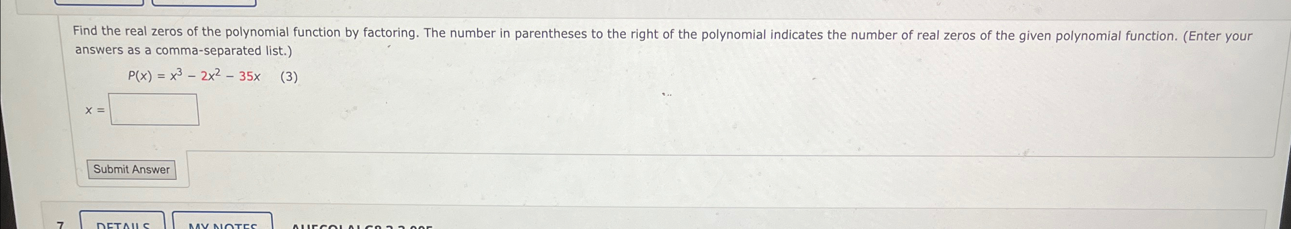 Solved Find the real zeros of the polynomial function by | Chegg.com