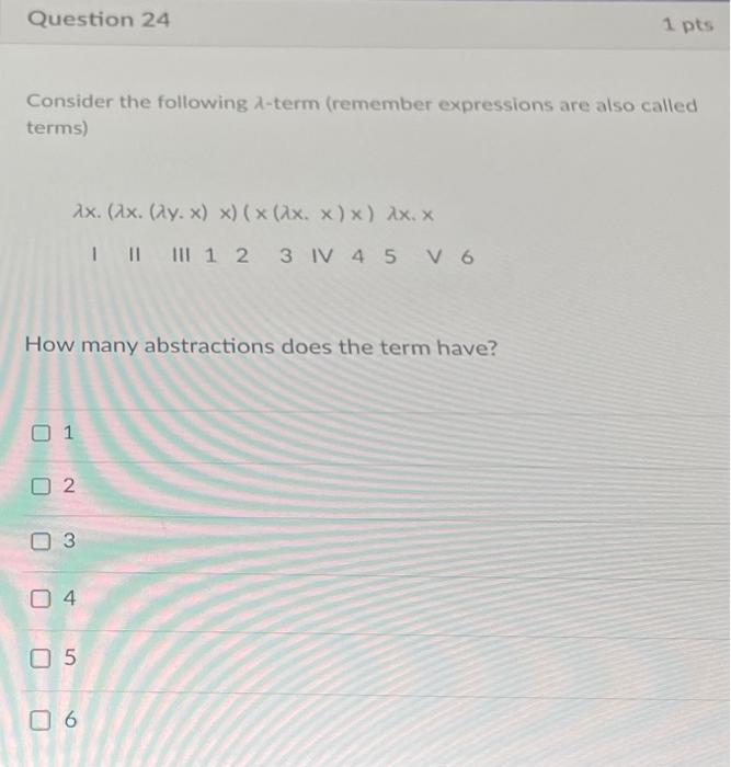 Solved Consider the following λ-term (remember expressions | Chegg.com