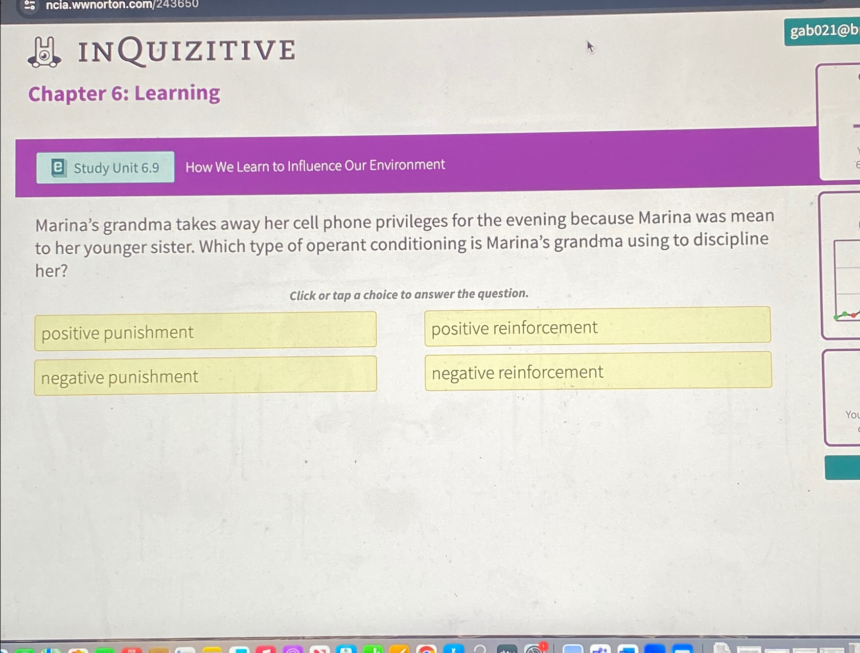 Solved INQUIZITIVEChapter 6: LearningHow We Learn to | Chegg.com