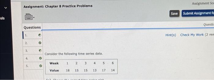 Solved Assignment Sc Assignment: Chapter 8 Practice Problems | Chegg.com