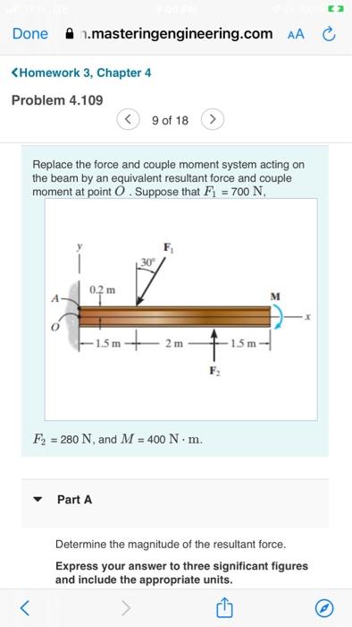 Solved Done ..masteringengineering.com AAC Replace the | Chegg.com