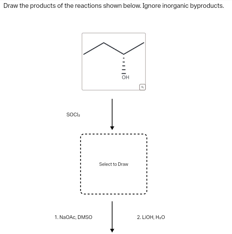 Solved Draw the products of ﻿the reactions shown below. | Chegg.com