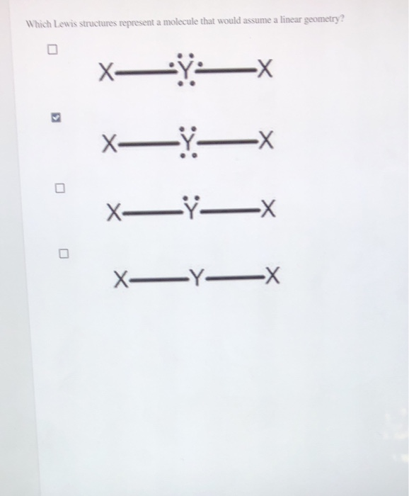 Solved Which Lewis structures represent a molecule that | Chegg.com