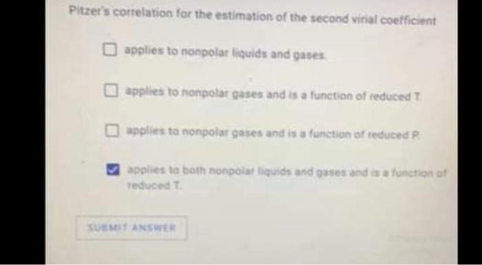 Solved The Wilson activity coefficient model is for | Chegg.com