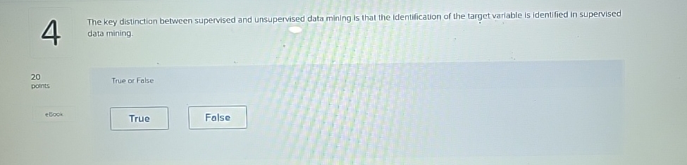 Solved 4The key distinction between supervised and | Chegg.com