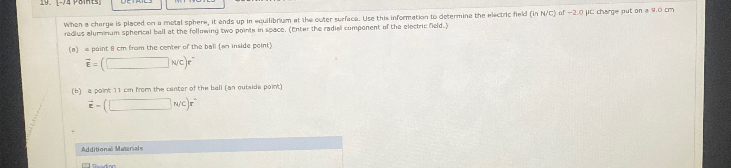 Solved radius aluminum spherical ball at the following two | Chegg.com