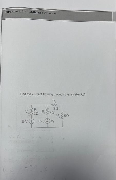 Solved Find the current flowing through the resistor Ra? | Chegg.com