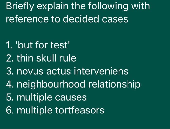 Solved Briefly explain the following with reference to | Chegg.com