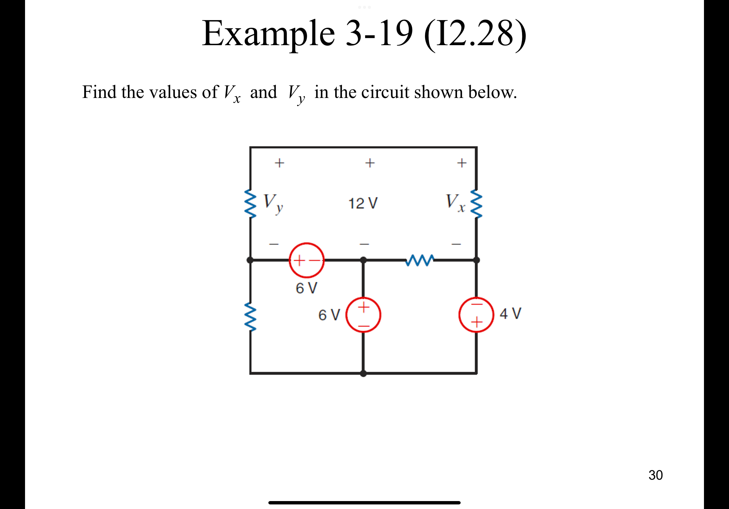 Solved Example 3-19 (I2.28)Find the values of Vx and Vy in | Chegg.com Solved Example 3-19 (I2.28)Find the values of Vx and Vy in | Chegg.com