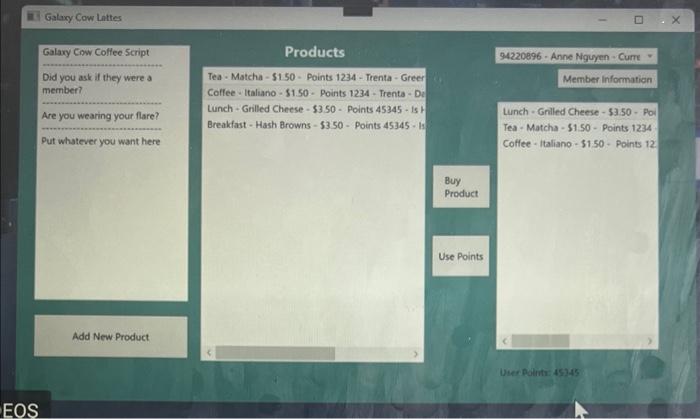 Solved CSI 124 programming. How to create the following | Chegg.com