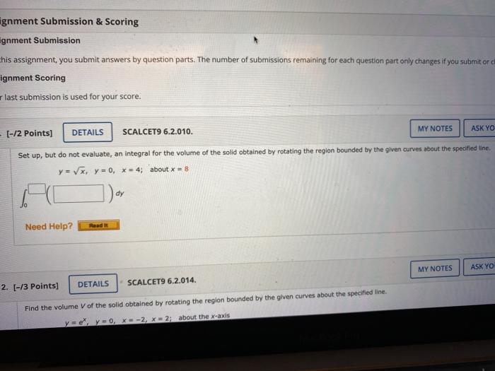 Solved gnment Submission & Scoring gnment Submission Chis | Chegg.com