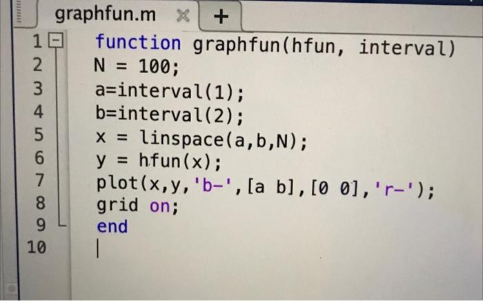 Solved MATLAB, The script must contains 2 local functions, | Chegg.com