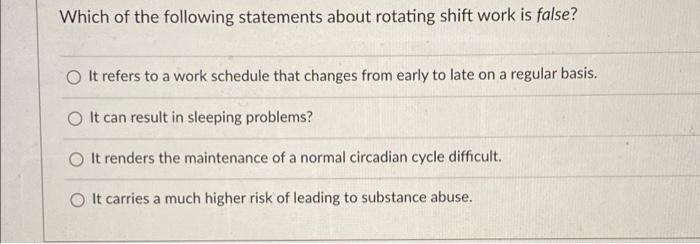 Solved Which of the following statements about rotating | Chegg.com