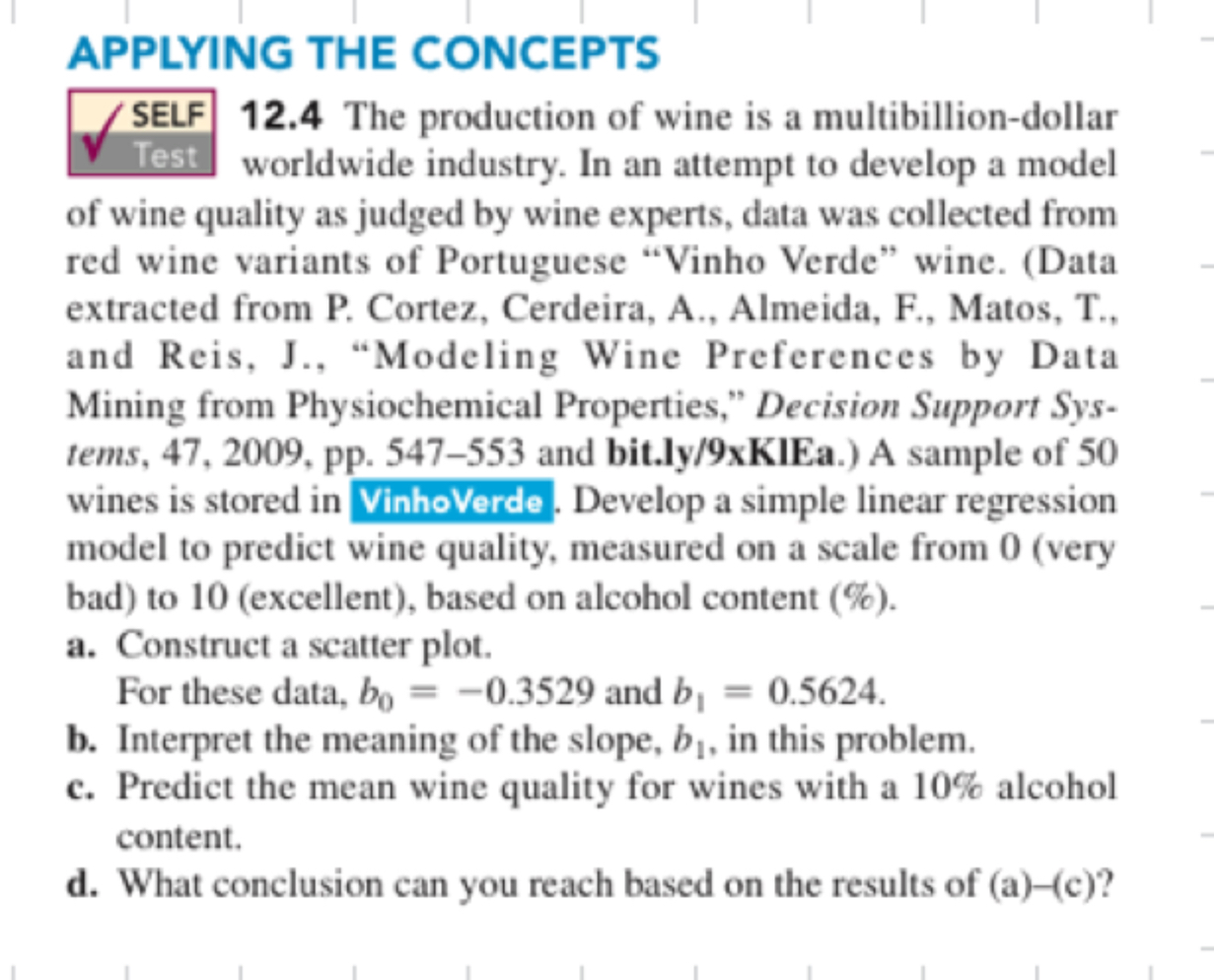 Solved APPLYING THE CONCEPTSSELF 12.4 ﻿The production of | Chegg.com
