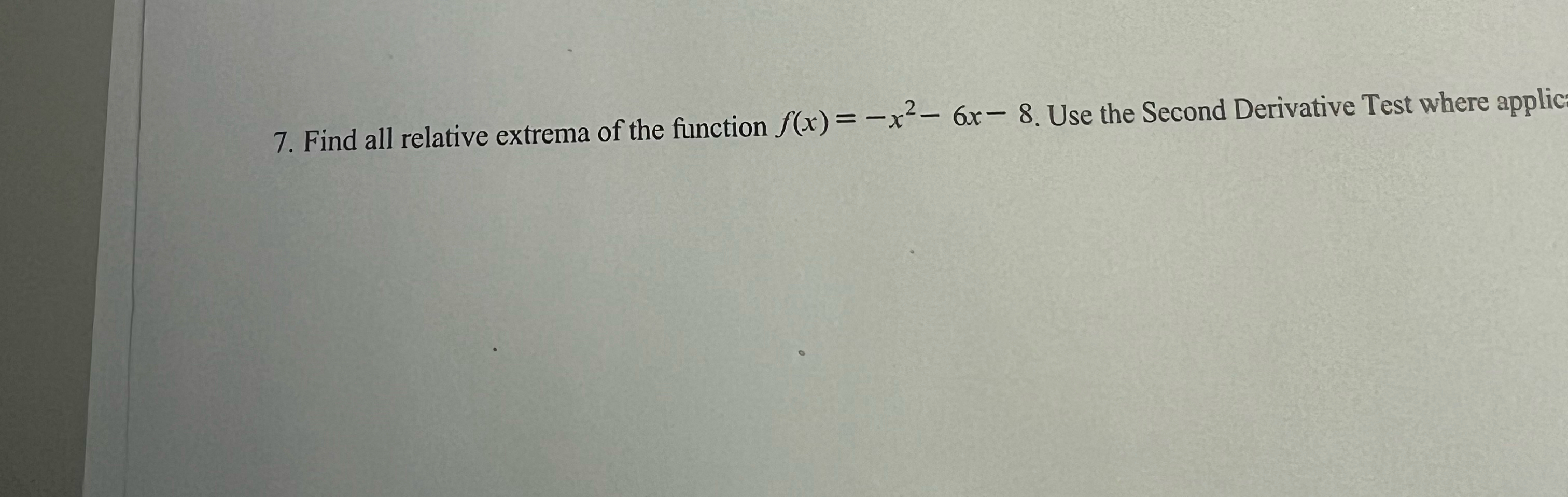 Solved Find all relative extrema of the function | Chegg.com