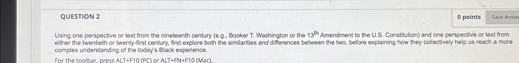 QUESTION 20 ﻿pointsUsing one perspective or text from | Chegg.com