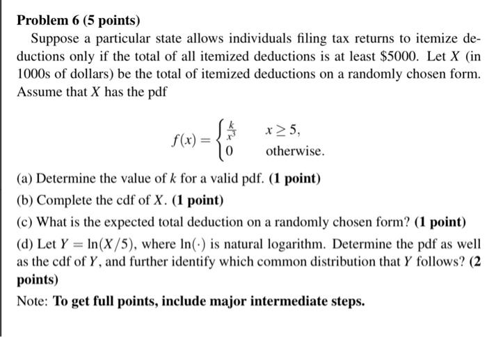 Solved Problem 6 (5 points) Suppose a particular state | Chegg.com