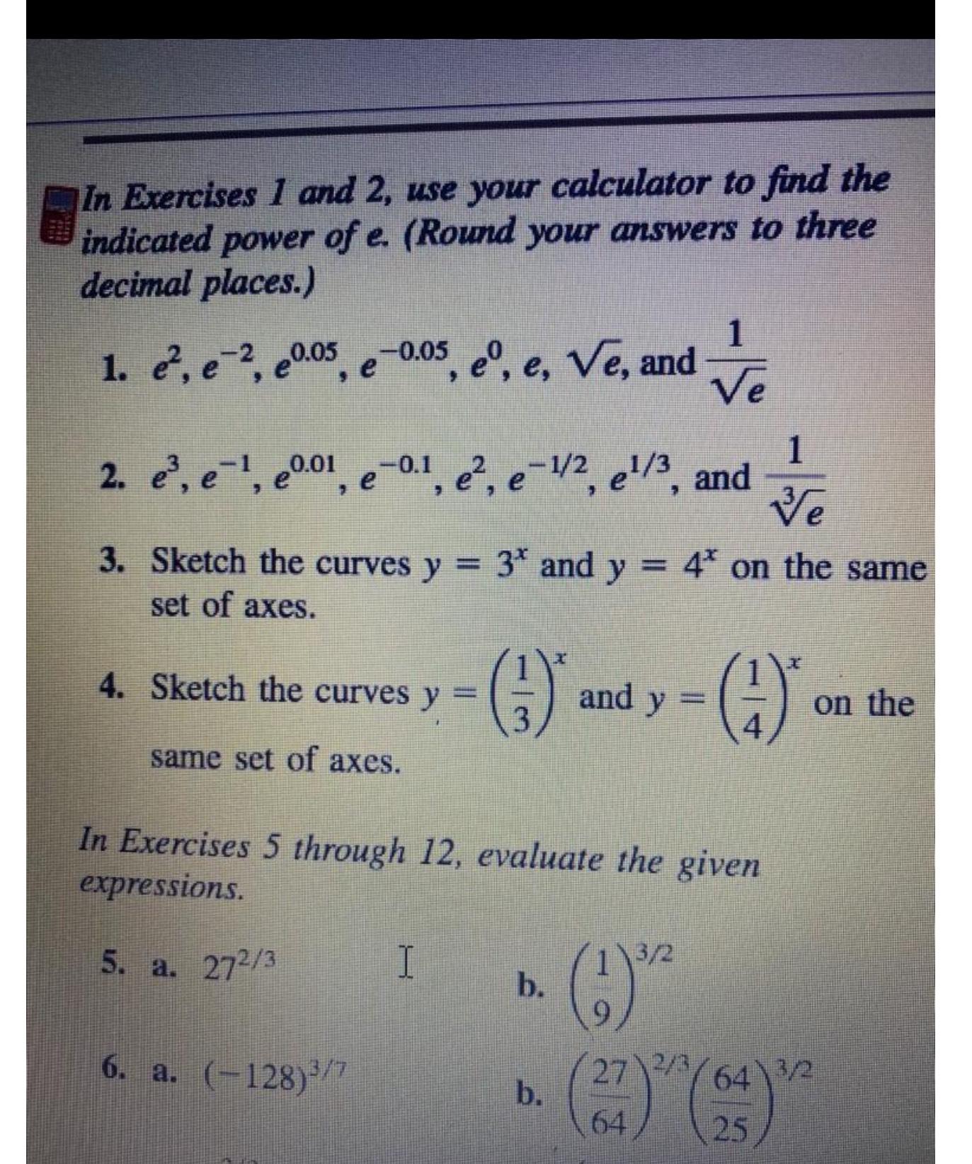 Solved In Exercises 1 ﻿and 2, ﻿use your calculator to fund | Chegg.com