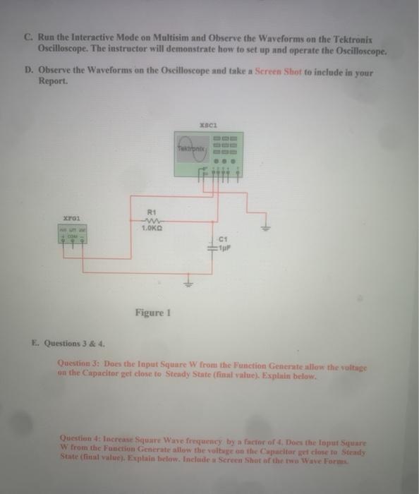 Solved LAB 11: R-C Waveforms on the Oscilloscope Lab Summary | Chegg.com