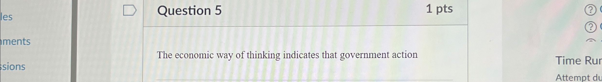 Solved Question 51 ptsThe economic way of thinking | Chegg.com Solved Question 51 ptsThe economic way of thinking | Chegg.com