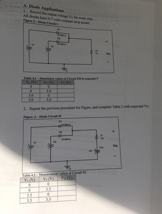 Solved 4. Diode Applications This experiment involves some | Chegg.com