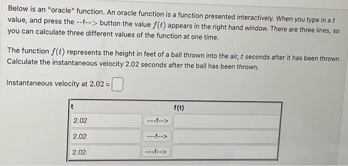 Solved Below Is An Oracle Function An Oracle Function Is