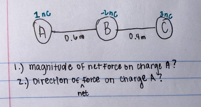 Solved What is the magnitude and direction of the net force | Chegg.com