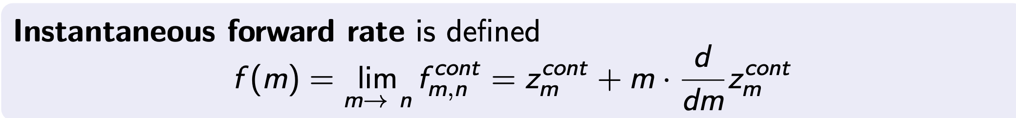 Solved Instantaneous forward rate is | Chegg.com