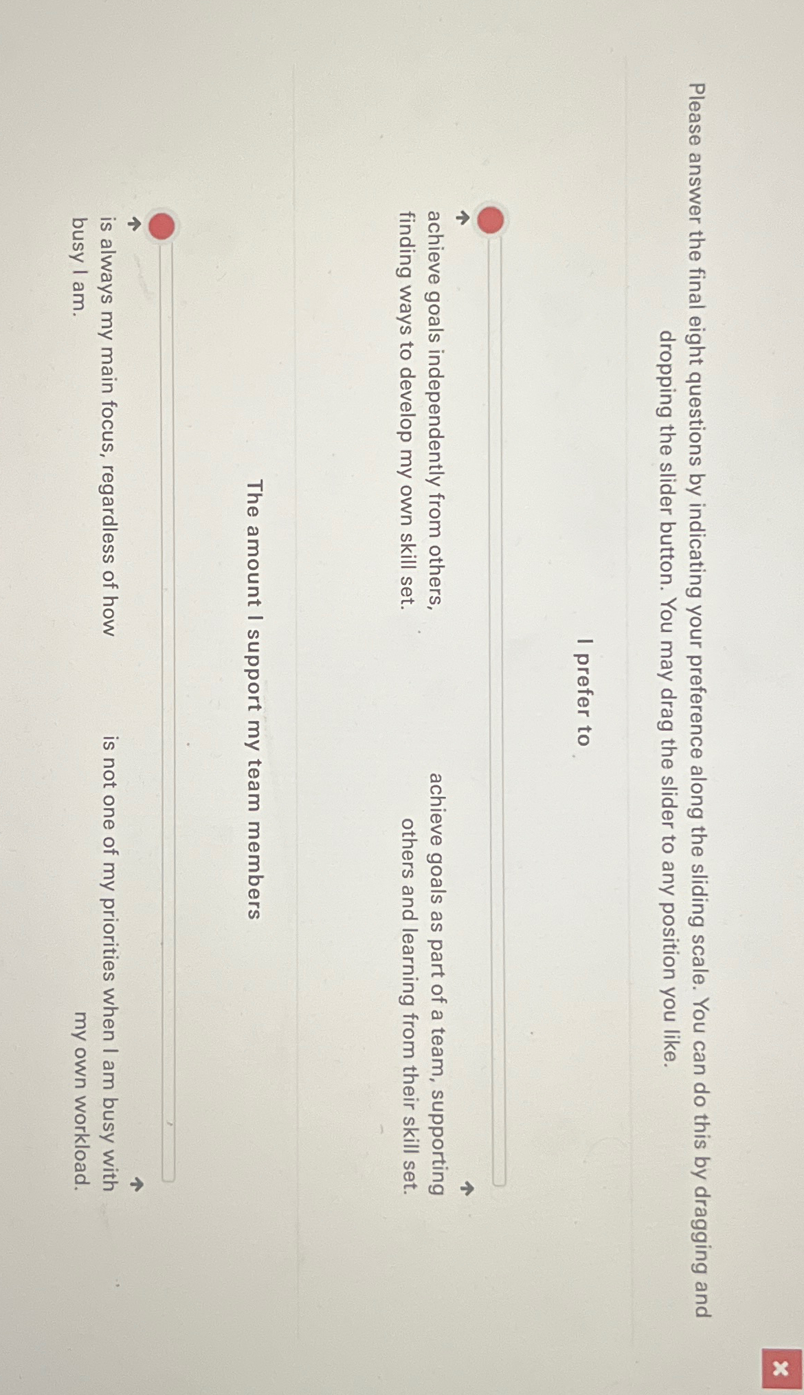 Solved Please answer the final eight questions by indicating | Chegg.com