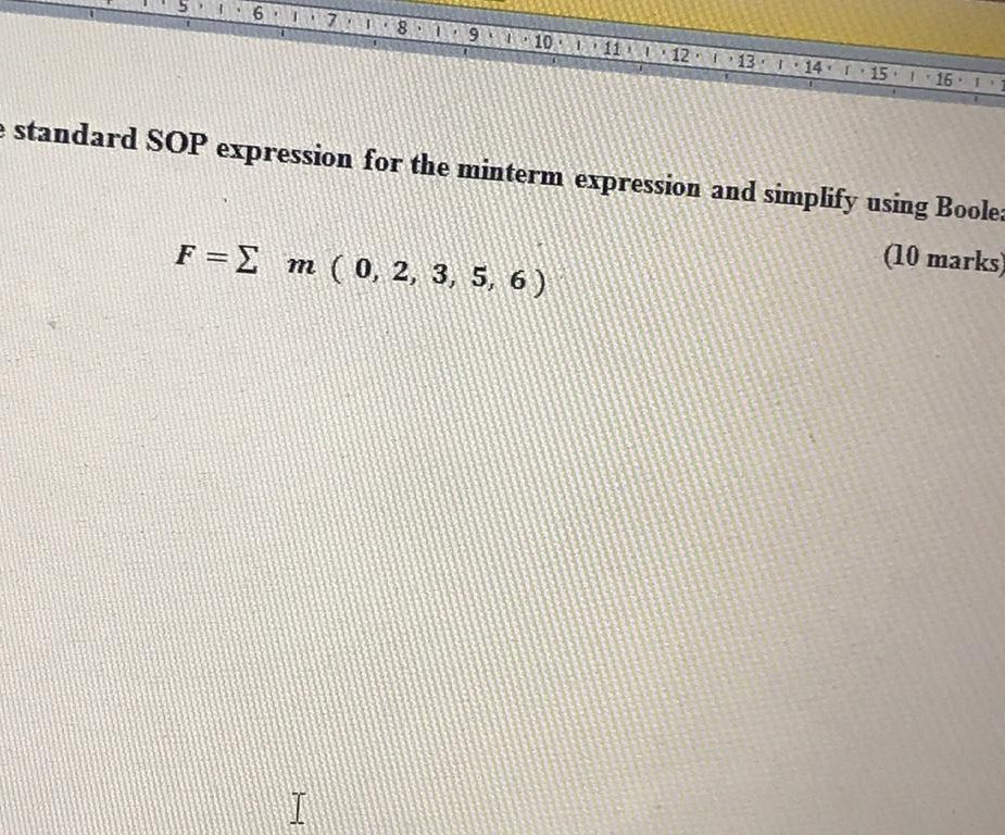 Solved Q4. () Find the standard SOP expression for the | Chegg.com