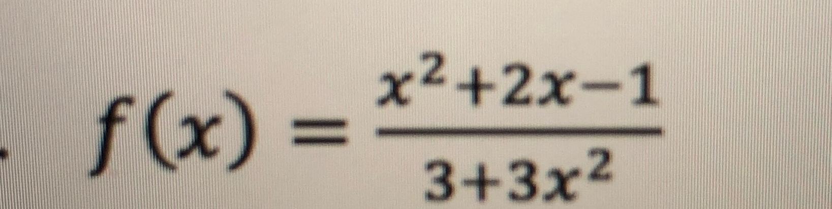Solved f(x)=x2+2x-13+3x2 | Chegg.com