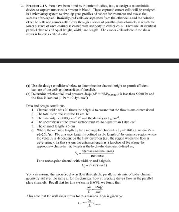 Solved 2. Problem 3.17. You have been hired by | Chegg.com